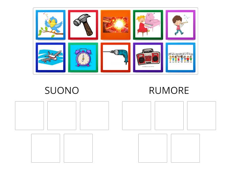SUONO O RUMORE? - Group sort