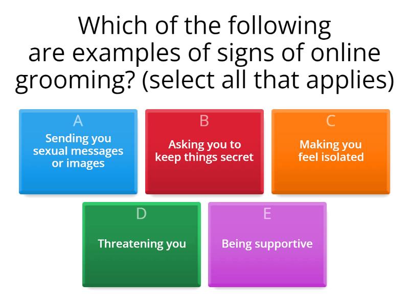 E-safety - Quiz