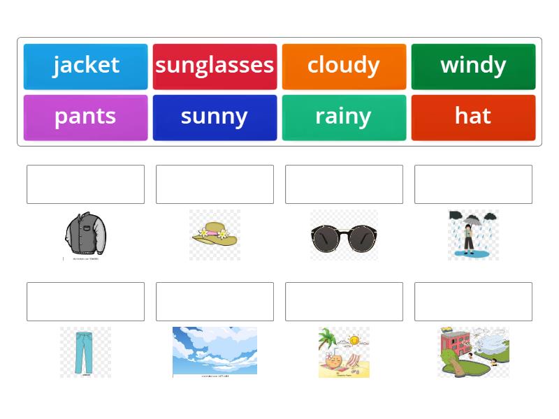 Weather & Seasons - Match up