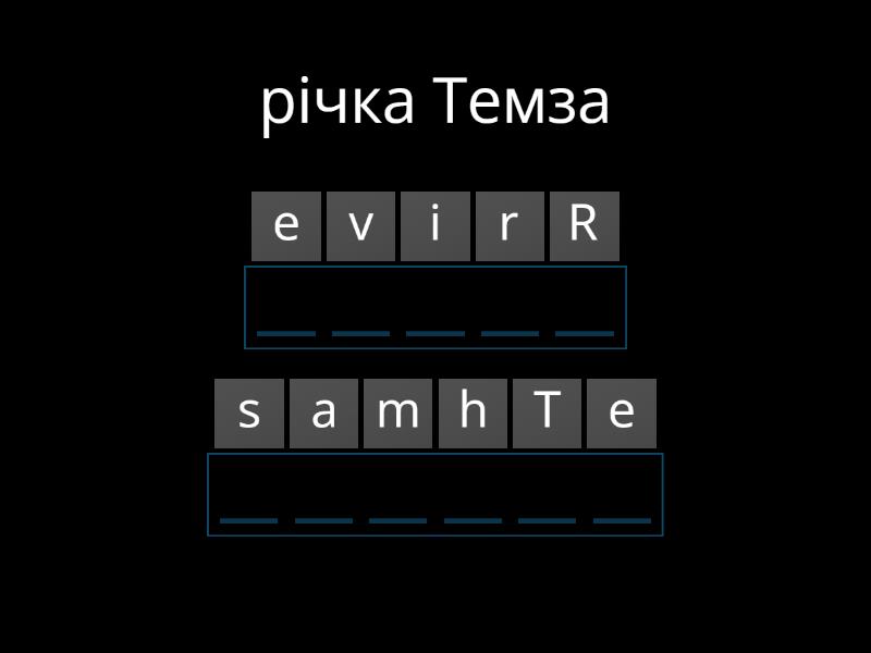 Friends 1 Unit 25 London - Anagram