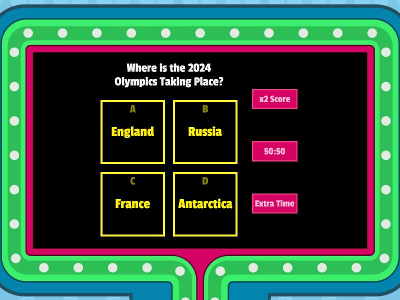 Olympics Quiz 2024 - Gameshow quiz