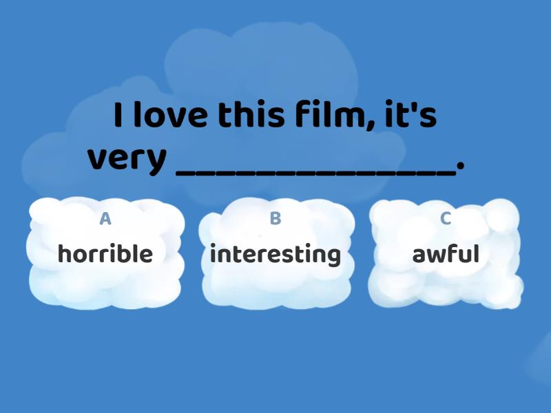 Unit 2: Round Up - adjectives - Quiz