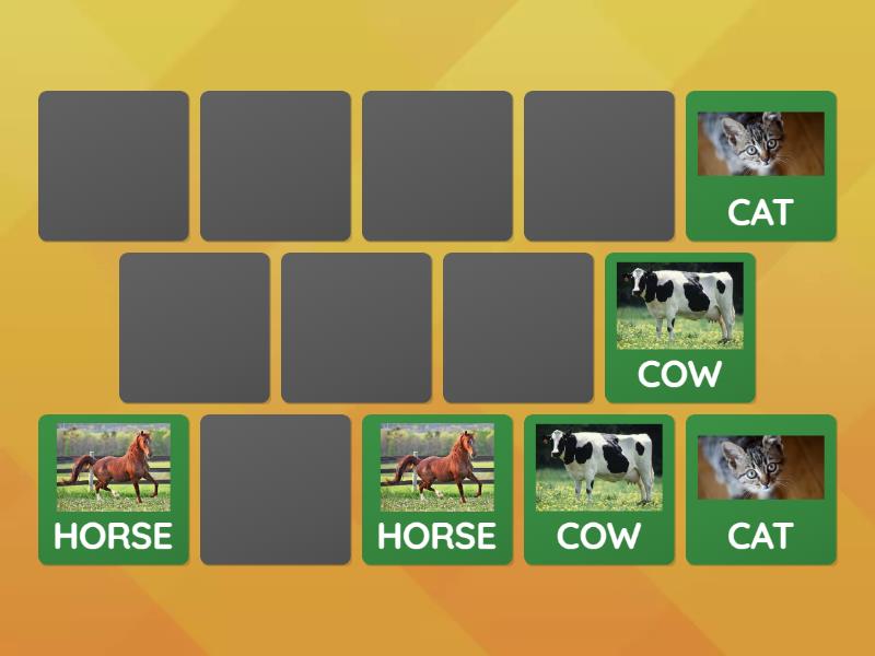 MEMORY - FARM ANIMALS - Parejas