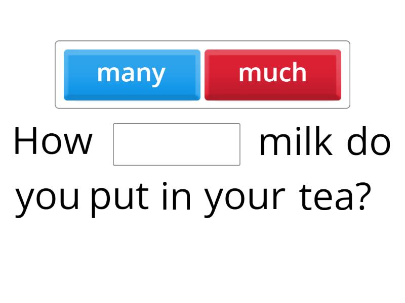 How much or how many? - Complete the sentence