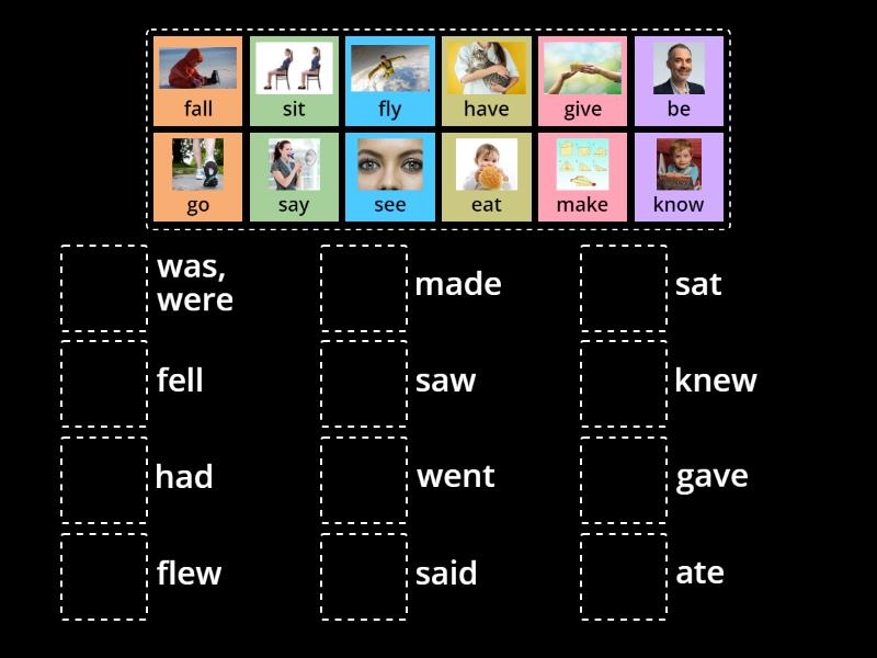 Get Set Go 3. Unit 23. Irregilar verbs - Match up