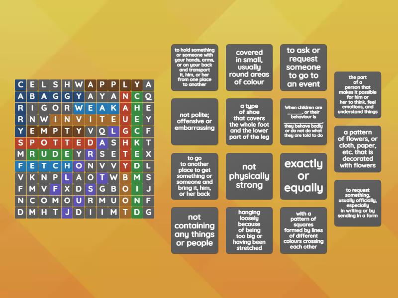 TJ Inter - Wordsearch