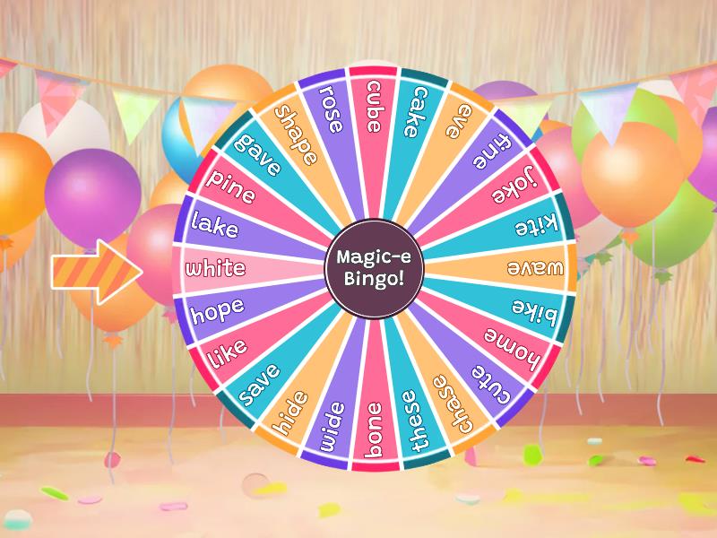 Magic-e - Spin the wheel