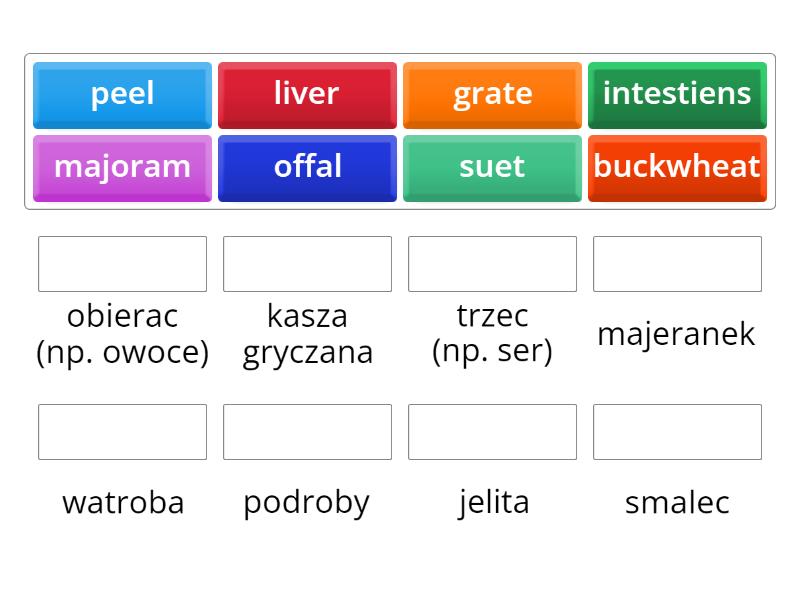 black pudding - Match up
