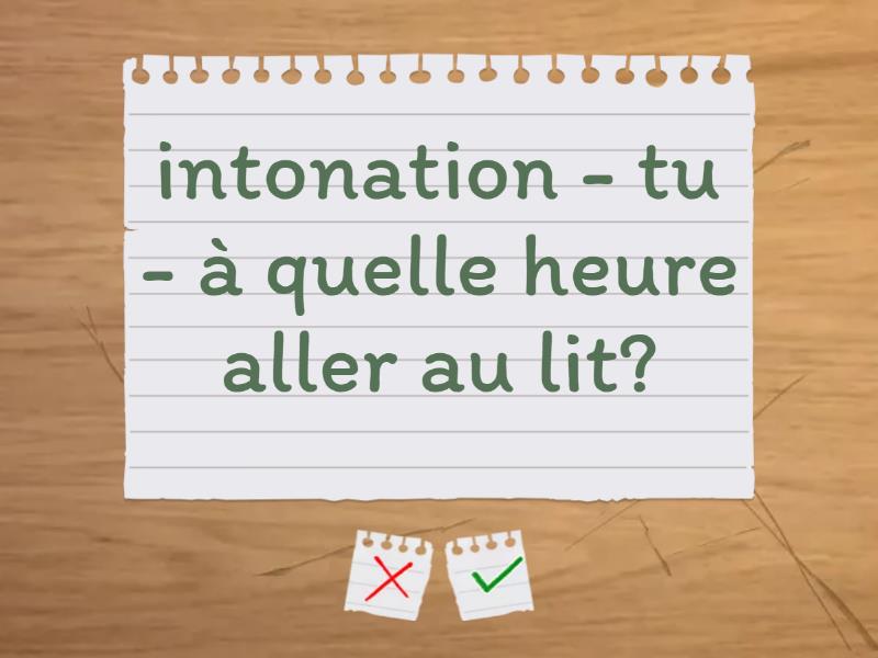 La question (intonation - est-ce que - inversion) - Flash cards