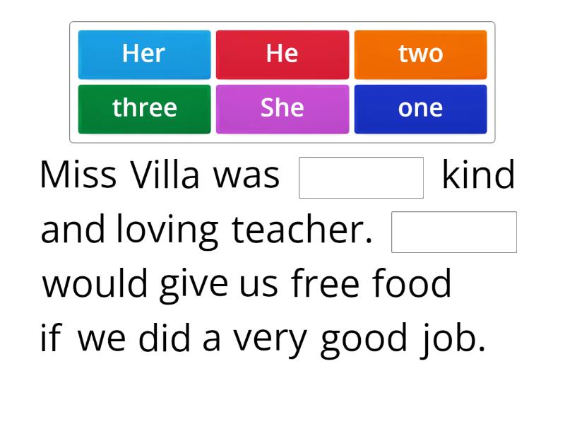 Find The word: Sentences - Complete the sentence