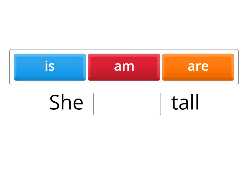 Verb BE phrases - Complete the sentence