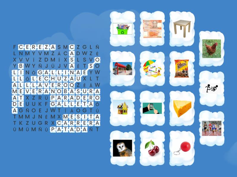 Laberinto de palabras - Wordsearch