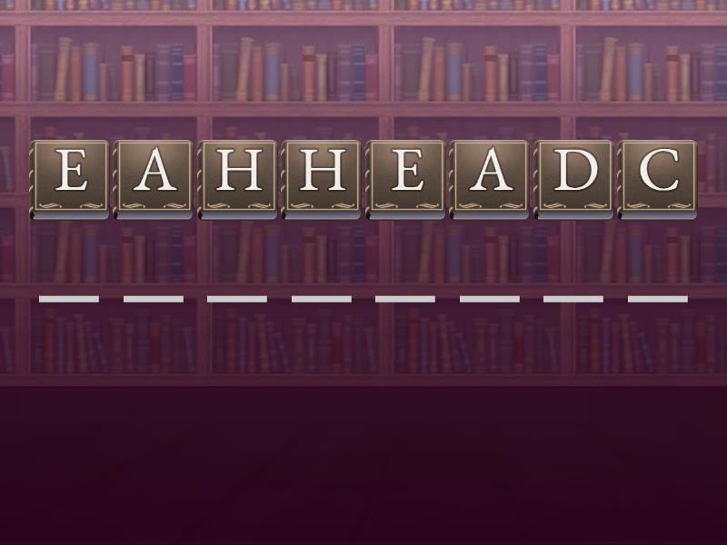 HEALTH PROBLEM - Anagram