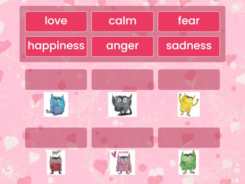 Colour Monster – Feelings - Match up