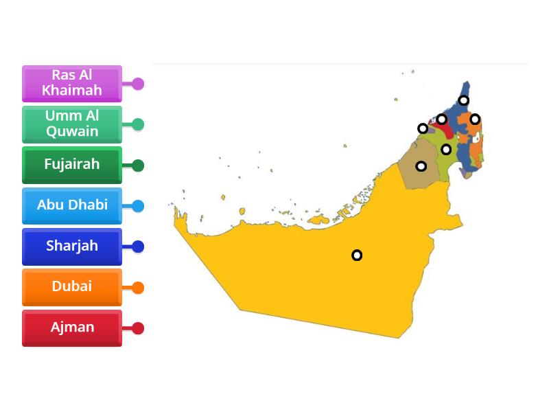 UAE Emirates - Labelled diagram
