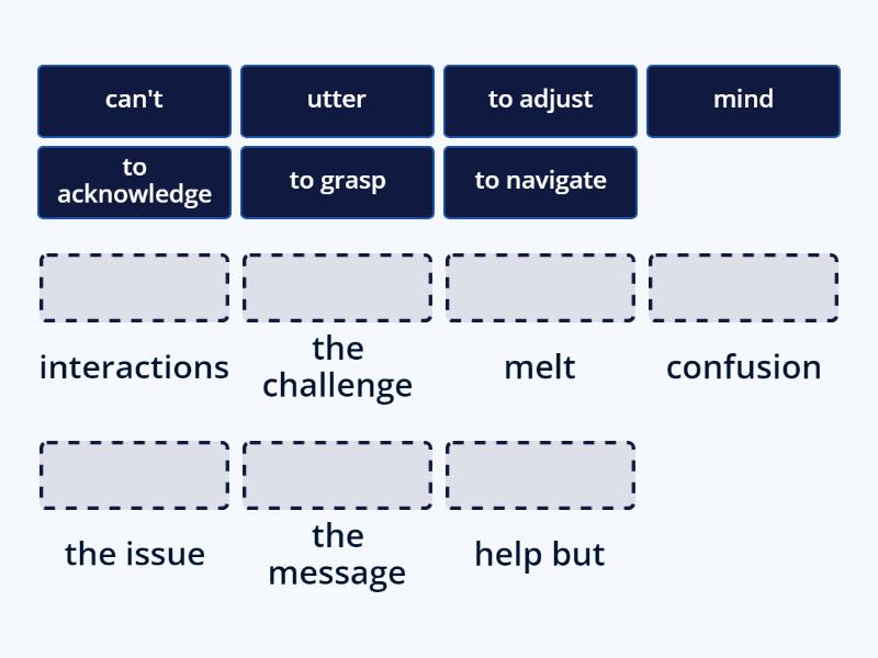 How miscommunication happens - TED-ed - collocations - Match up
