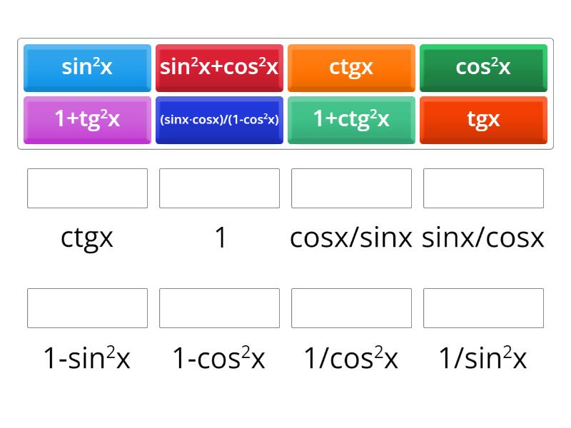 trigonometria - Match up