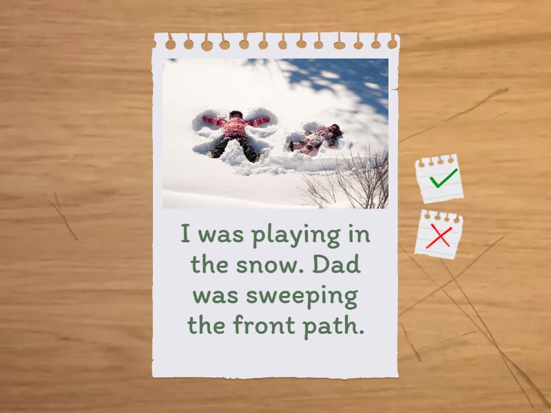On Screen 2 Join the sentences using when or while - Flash cards
