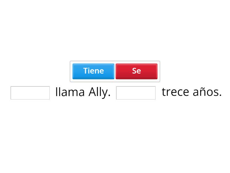 Todo sobre Ally - Complete the sentence