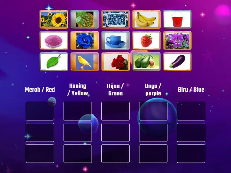 Mengenal Warna - Group sort
