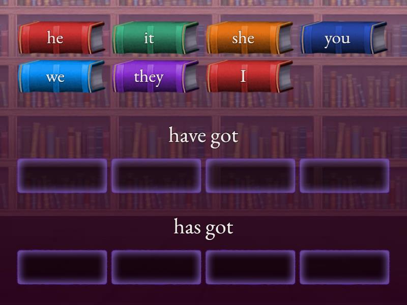 AS1 U8 have got or has got rule - Group sort