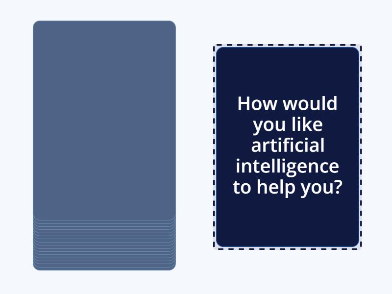 Artificial Intelligence - Speaking cards