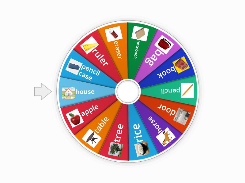 pictionary - Spin the wheel