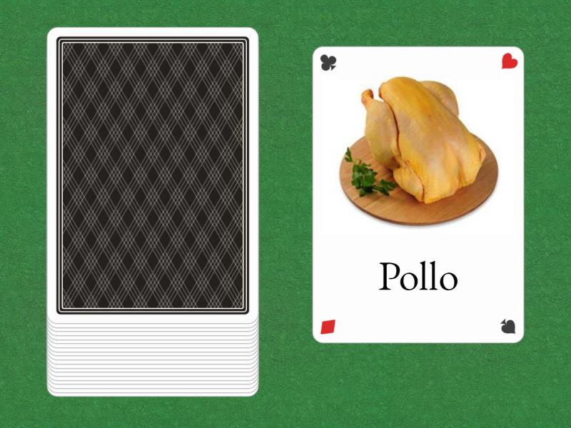 Comida - Speaking cards