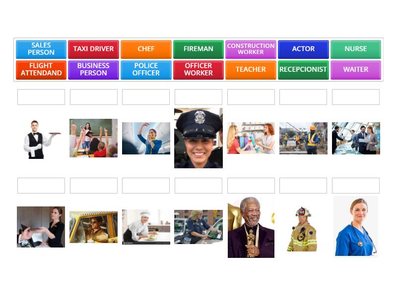 PROFESSIONS - Match up