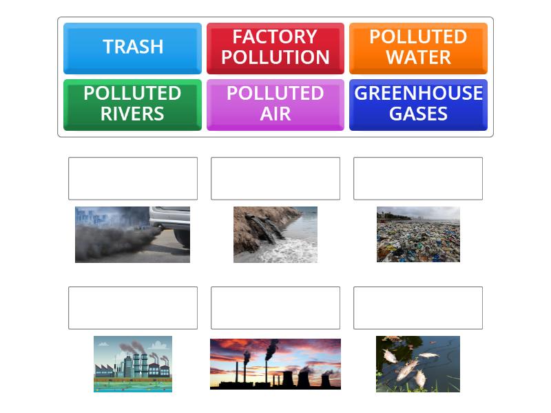 Pollution Game - Match up