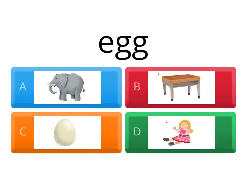 Oxford Phonics Letter Dd Ee - Quiz