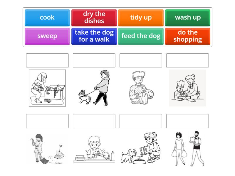 Daily tasks - Match up
