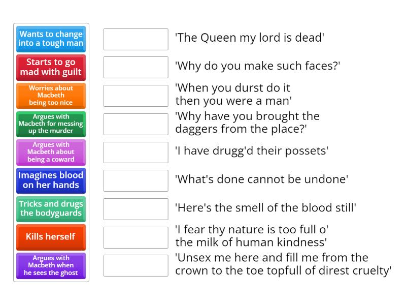 Quote Lady macbeth - Match up