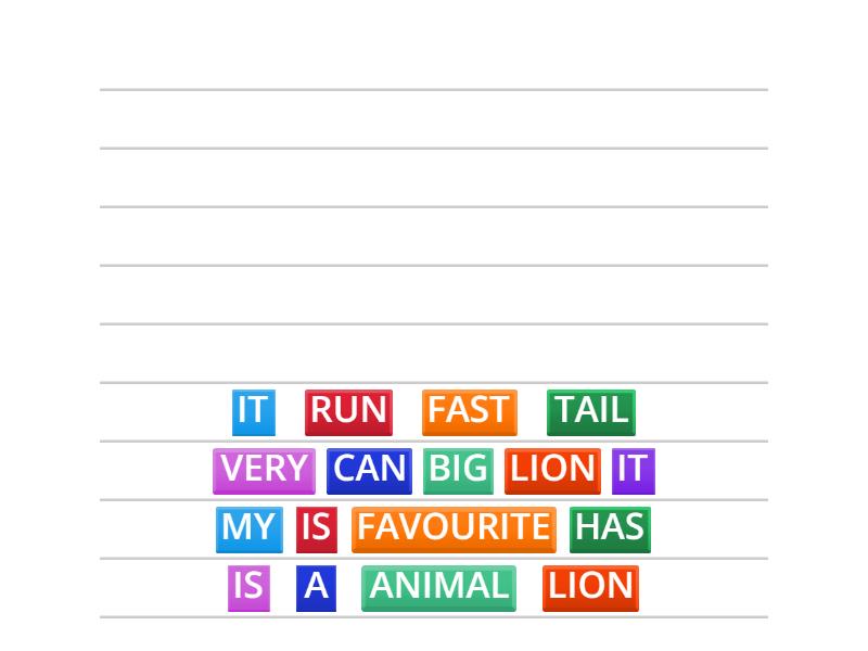 EMANUEL - ANIMAL - Word magnets