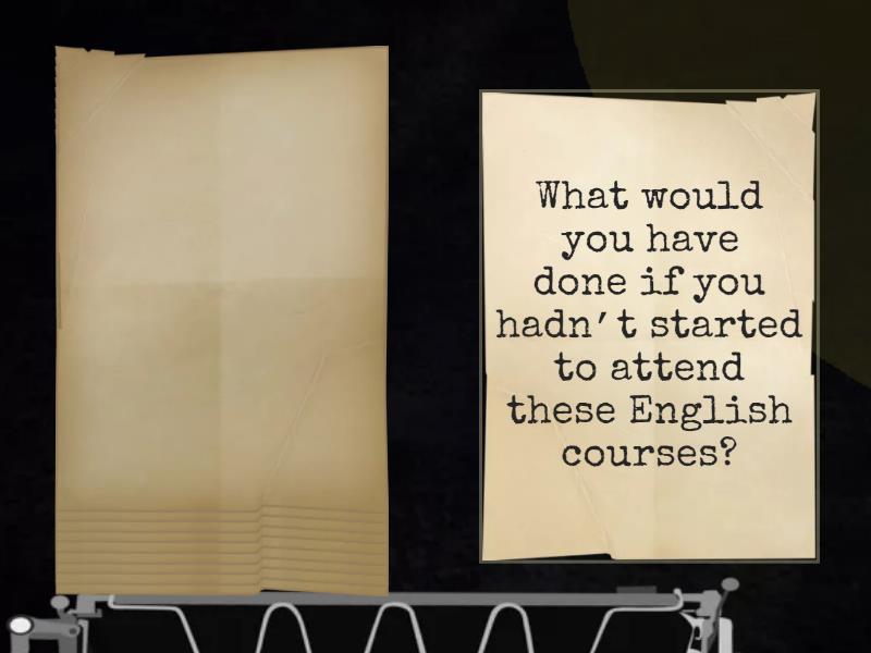 SO B1 U9 grammar (3rd Cond) - Speaking cards