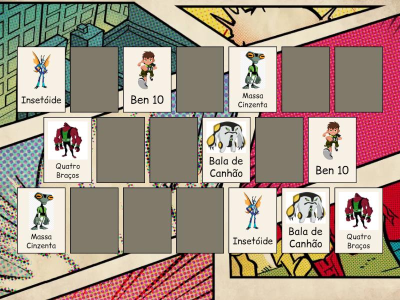 Memória Ben 10 - Matching pairs