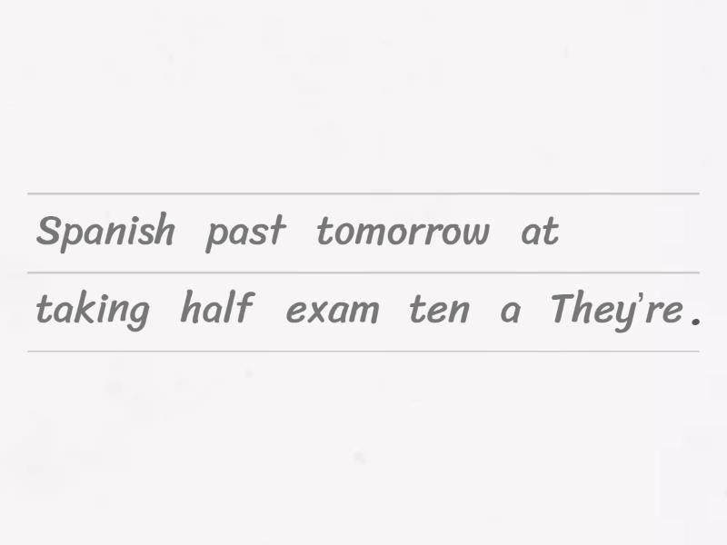 ON THE CALENDAR - EXTRA PRACTICE - Unjumble