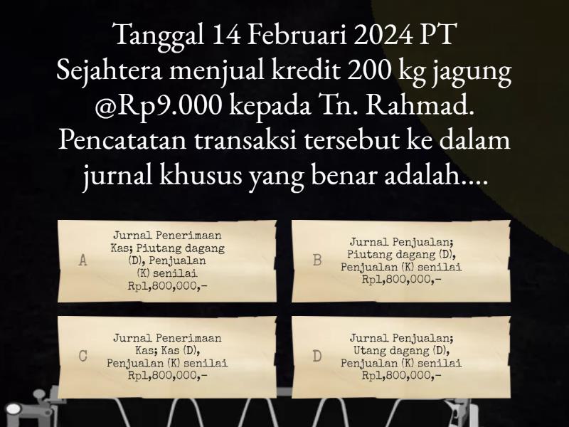 JURNAL KHUSUS - Quiz