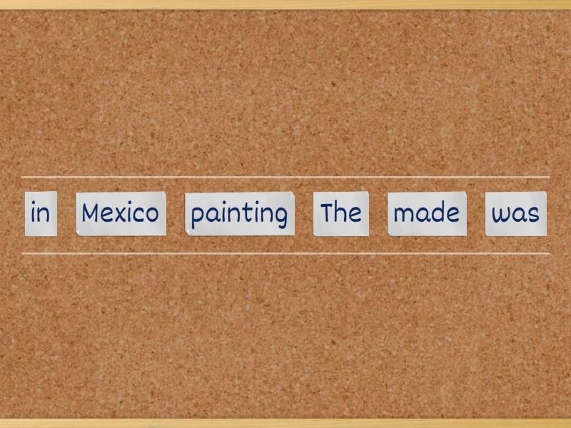 passive voice PDU7 - Unjumble