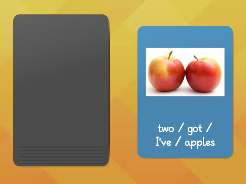 I've got / I haven't got - Random cards