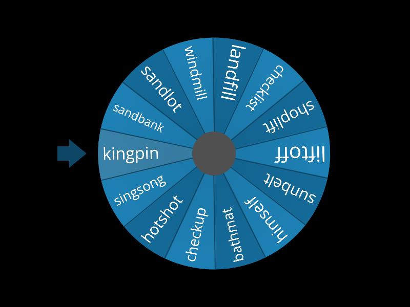 Compound Words - Random wheel
