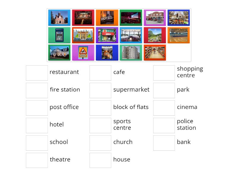Town buildings - Match up