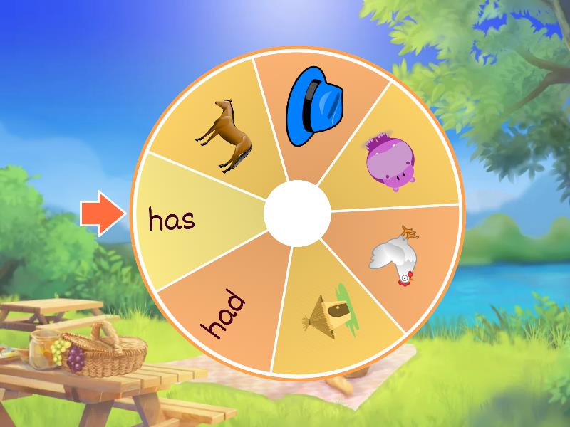 Letter Hh - Spin the wheel