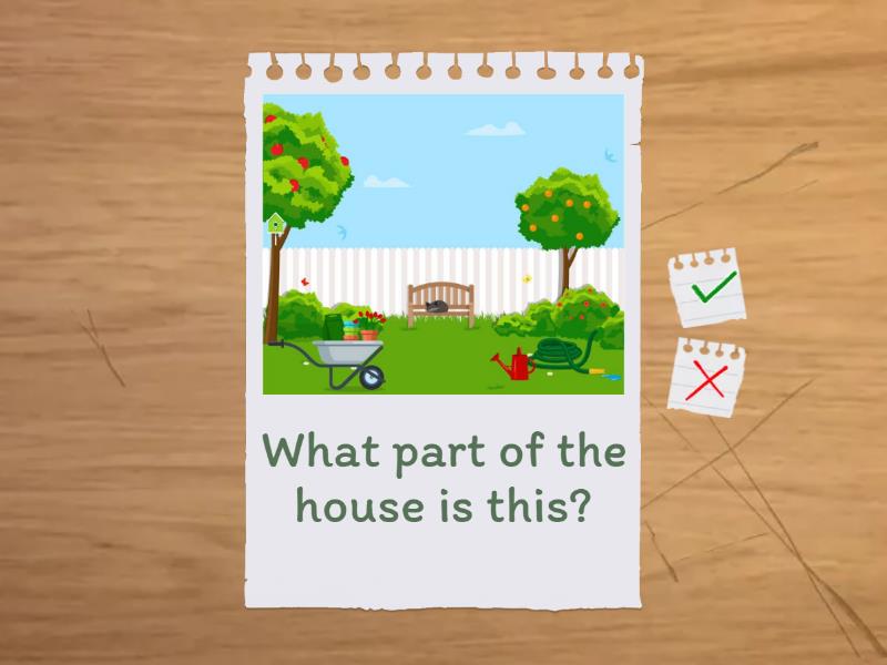 5°A/B: Parts of the house - Flash cards