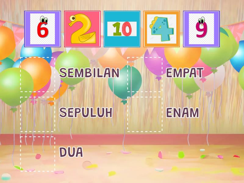 Matematika (Nama Bilangan dan Lambang Bilangan) Kelas 1 SD - Permainan ...