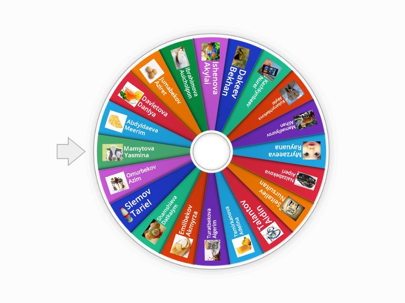 HOMEWORK - Spin the wheel