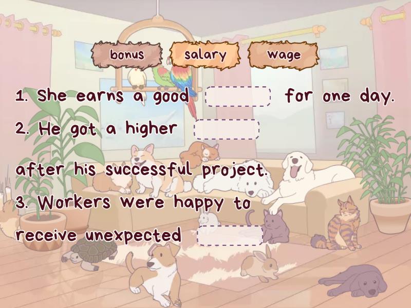 jobs - Complete the sentence