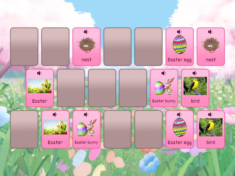 easter - Matching pairs