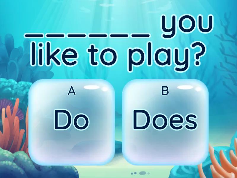 Questions with Do/Does - Quiz