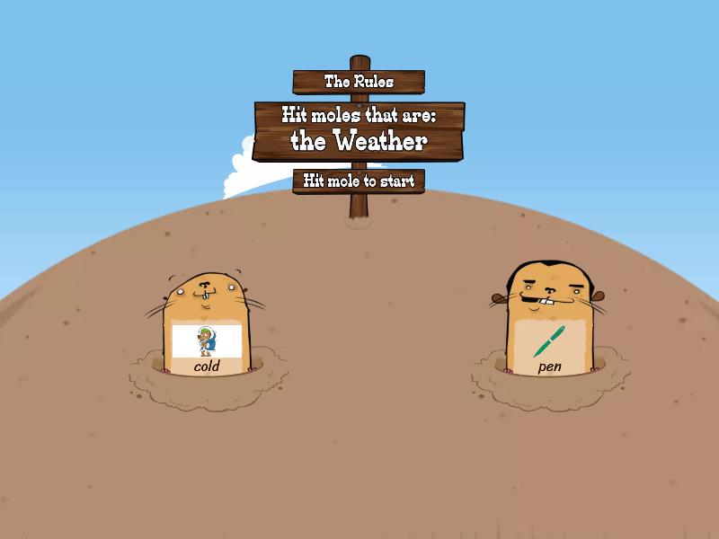 Weather - Whack-a-mole